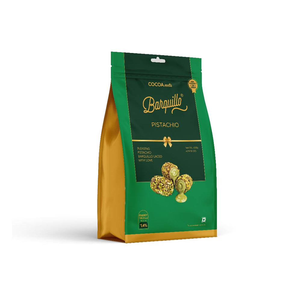 Barquillo Pistachio Chocolate - Pouch – Cocoa Melts India